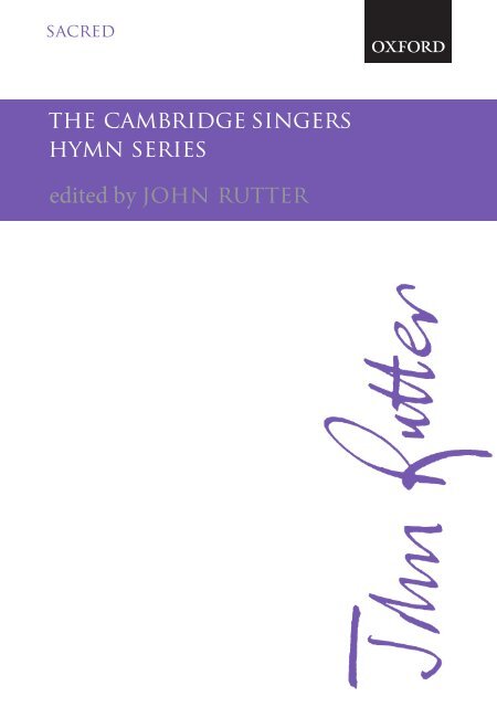 The Cambridge Singers Hymn Series