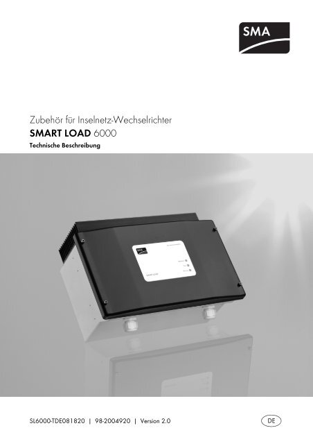 SMART LOAD 6000 - Technische Beschreibung - SMA Solar ...