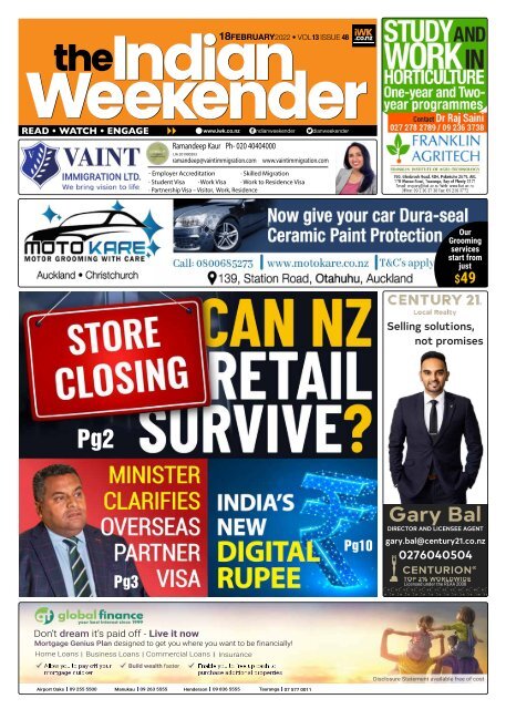 The Indian Weekender, 18 February 2022