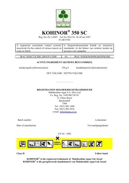 Kohinor Insecticida COMPO INSECTICIDE SPRAY ML. 300