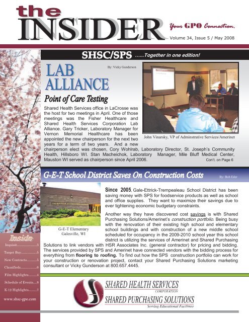 Newsletter template - Shared Health Services