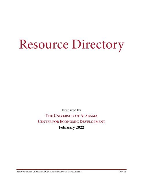 Resource Directory