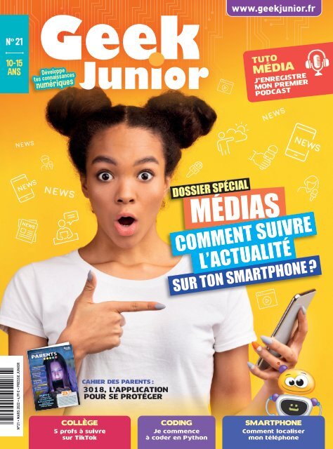 Geek Junior N°21 - mars 2022 - extrait