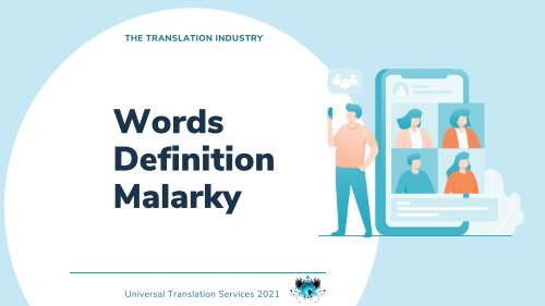 Word Definition Malarky