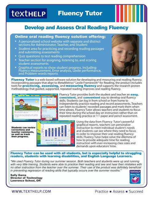 Fluency Tutor - Texthelp