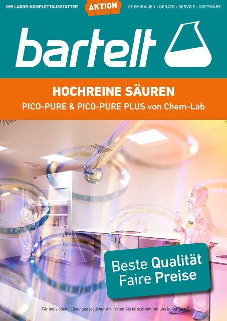 PICO-PURE und PICO-PURE PLUS ICP-MS SÄUREN