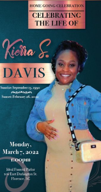 Kierra Davis Memorial Program