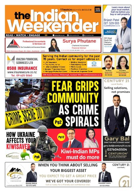 The Indian Weekender, 11 March 2022