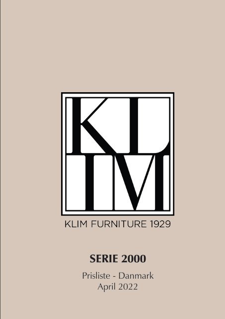 Klim Prisliste - April 2022 - Danmark