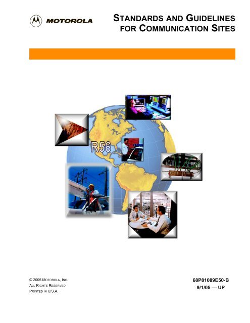 standards and guidelines for communication sites - Radio And ...