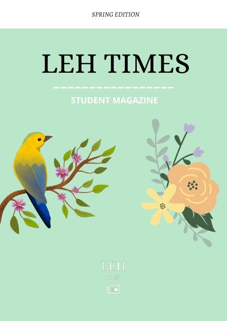 LEHF Times - Spring 2022
