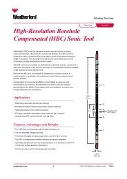 Sonic Scanner - Schlumberger