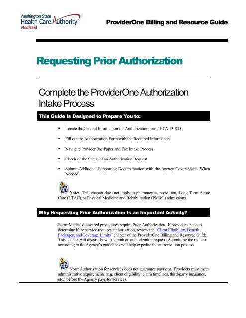 Requesting Prior Authorization - Medicaid Home