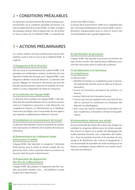 12 2 • CONDITIONS PRÉA