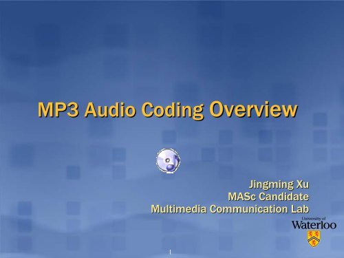 MP3 Audio Coding Overview - Multimedia Communications Lab