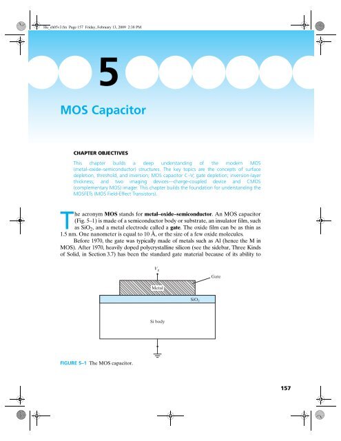 5 MOS Capacitor - Electrical Engineering & Computer Sciences