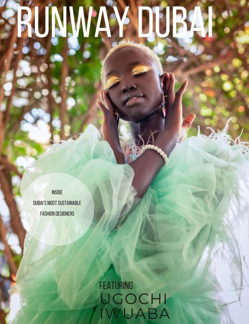 Runway Dubai Publication featuring international designers.