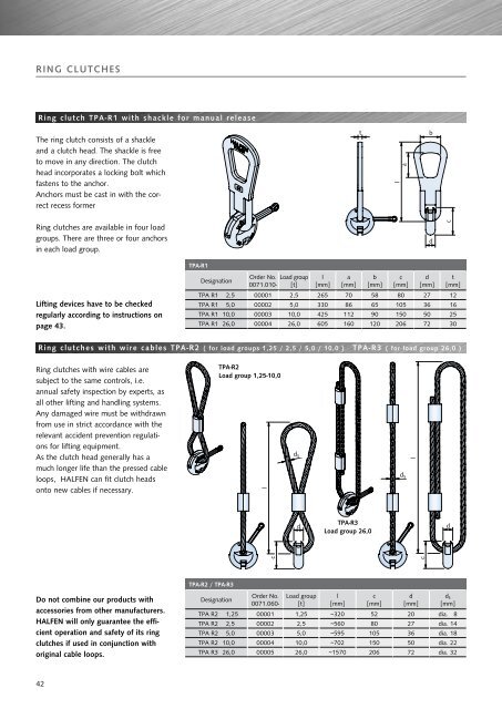 RINg CLUTCHES Ring clutch