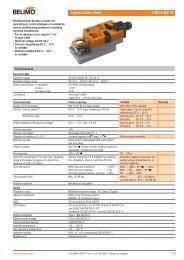 Technical data sheet SM24A-SR-TP - Belimo