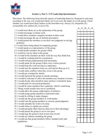 Multifactor leadership questionnaire - bpoapplication