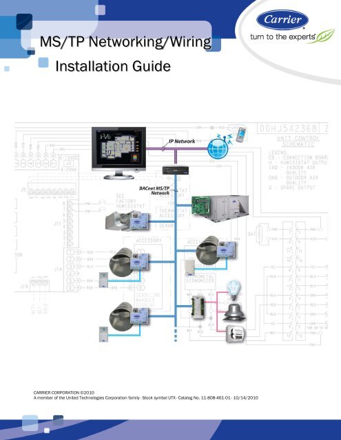 MS/TP Networking/Wiring Installation Guide - Carrier