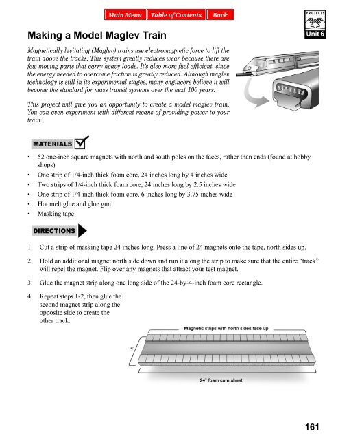Making a Model Maglev Train