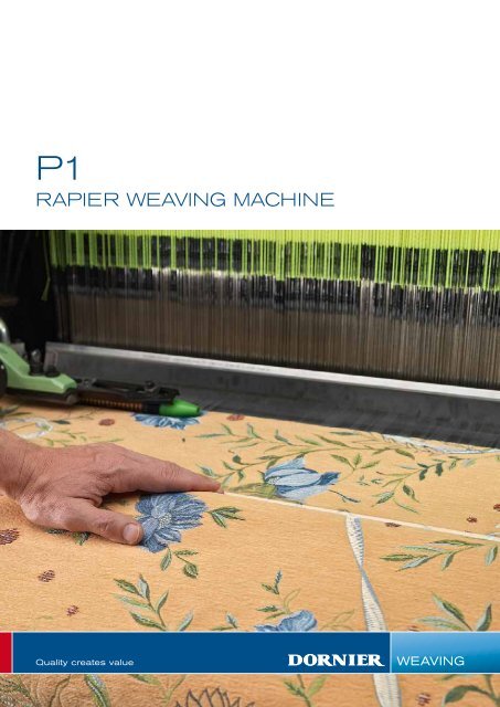 rapier weaving machine - Lindauer DORNIER GmbH