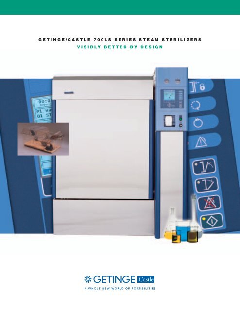 getinge/castle 700ls series steam sterilizers visibly ... - Fisher ...