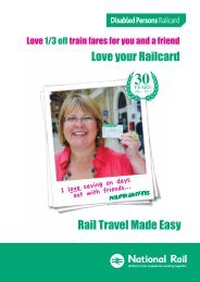 Disabled Persons Railcard Application Form