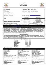 Name, Address, Tel Nos (Civ and Mil) and Navigator names