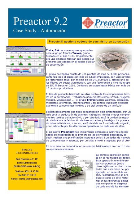 Trety Automocion - B-Technologies