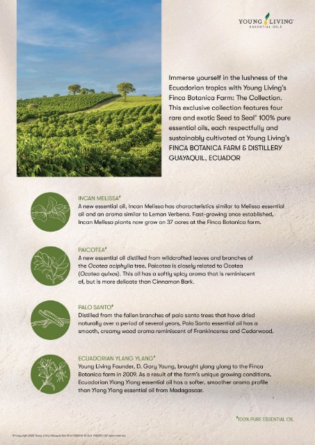 Finca Botanica Infographic