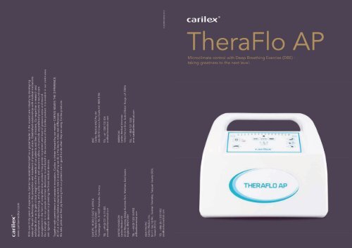 Carilex TherFlo AP Booklet
