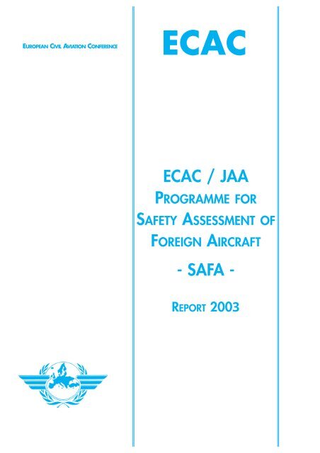 SAFA Report 2003 final - EASA - Europa