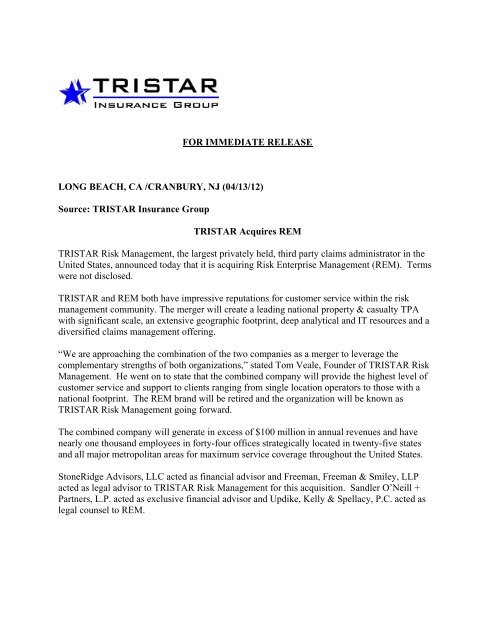 Tristar Risk Management