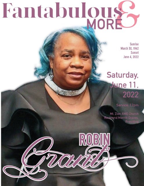 Robin Grant Memorial Program