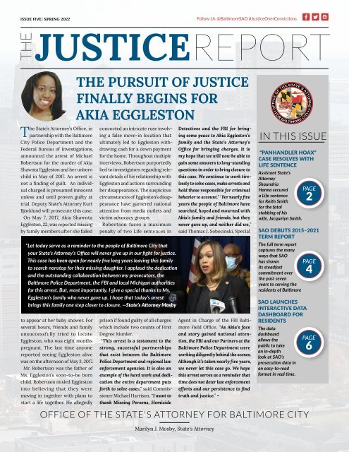 The Justice Report | Spring 2022