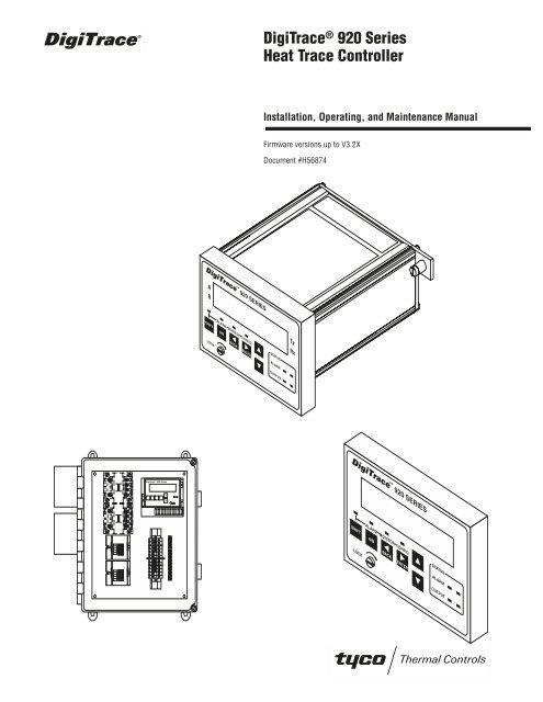 DigiTrace® 920 Series Heat Trace Controller - California Detection ...