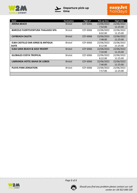 DEPARTURE 22 06 2022 EASY FUE