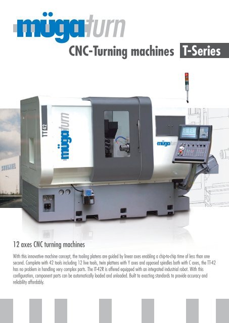 CNC-Turning machines T-Series - Muega Werkzeugmaschinen GmbH