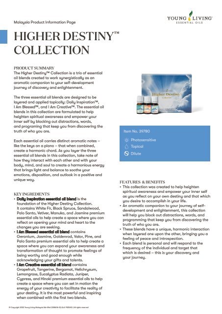 Higher Destiny Collection PIP