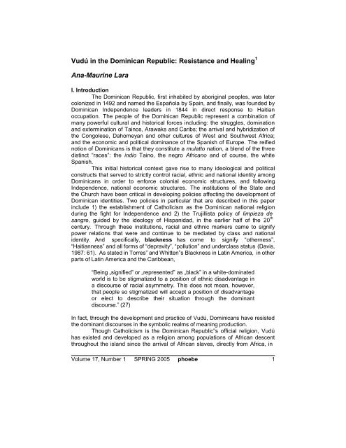 Vudu in the Dominican Republic