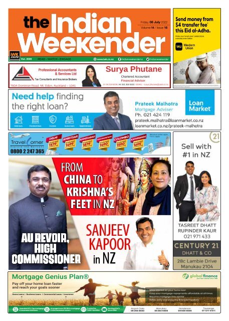 The Indian Weekender, Friday 8 July 2022
