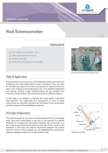Rod Extensometer.indd