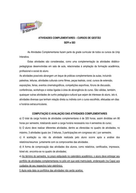 Exemplo De Relatorio De Horas Complementares – Novo Exemplo Exemplo De Relatorio De Horas Complementares – Novo Exemplo
