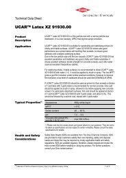 PRIMAL™ AC-285 - Dow Construction Chemicals