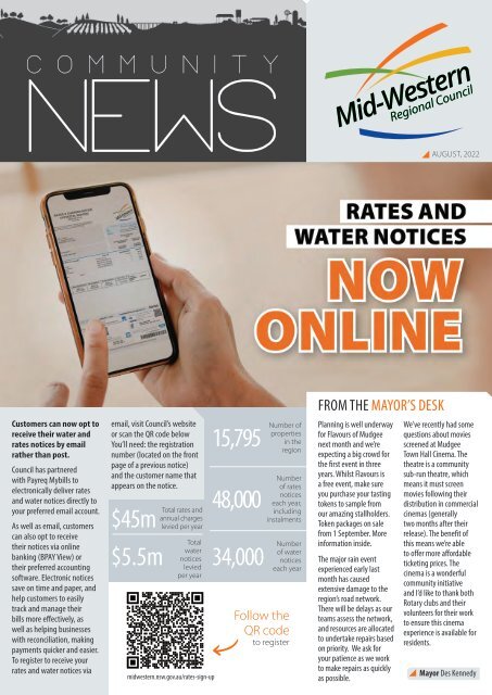 Mid-Western Regional Council Community News August 22