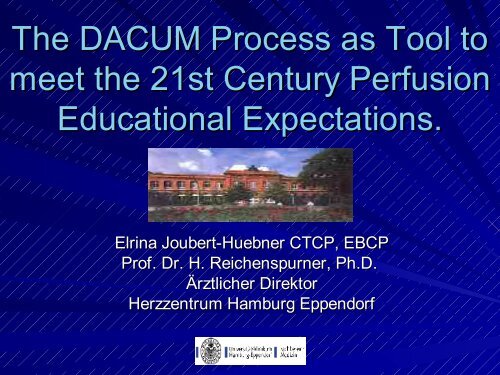 The DACUM Process as Tool to meet the 21st ... - Ecc-book.com