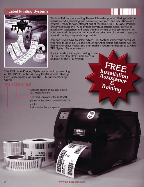 Label Printing Systems - Industrial Labeling Systems, Corp.