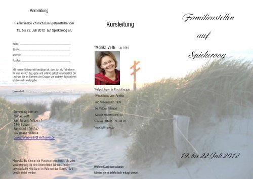 syst.einladung spiekeroog 2012 - Praxis Monika Veith